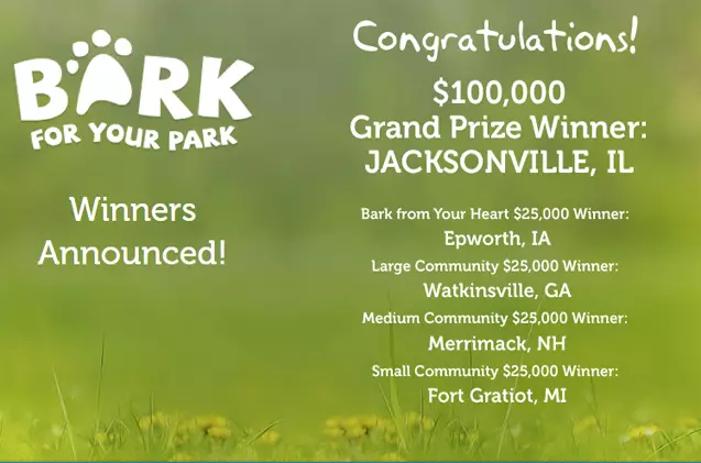 Jacksonville, Ill. je PetSafe-ov pobjednik Bark For Your Park Contest 2015 13251_1