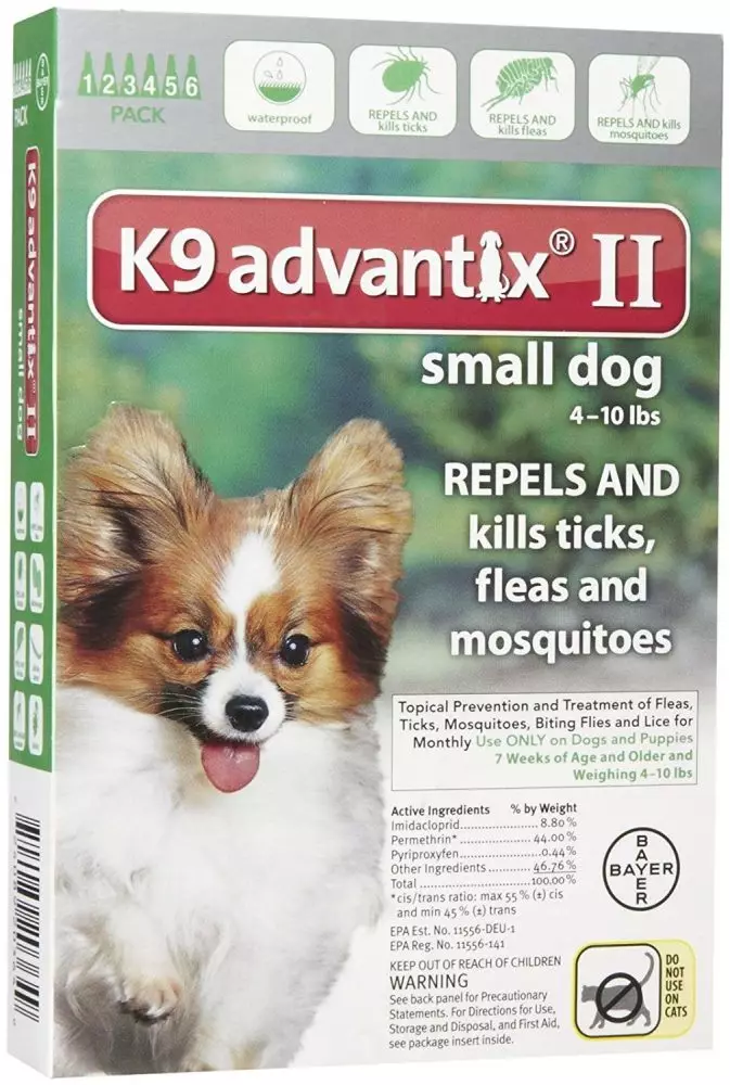 Байер хайваннар сәламәтлеге K9 Advantix II