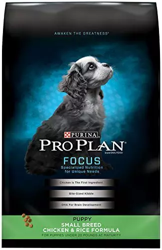 Mea'ai Maile Sili mo Puppies: Purina Pro Fuafuaga FOCUS