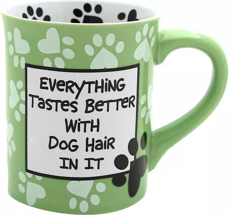 Izipho Ezinhle Kakhulu Zabathandi Bezinja: I-Dog Hair Coffee Mug