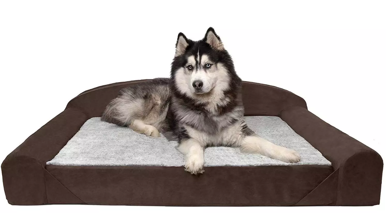 Libaka tse Hloahloa tsa Lintja tse Kholo: Furhaven Orthopedic Large Dog Bed