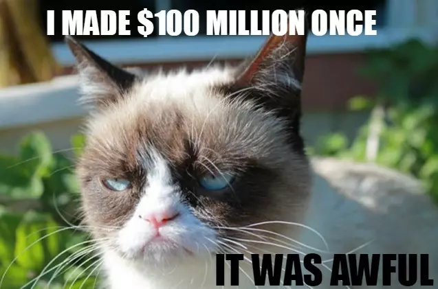 Nid yw Perchennog Grumpy Cat... Mor Sarrug bellach, diolch i $100 miliwn 19013_1