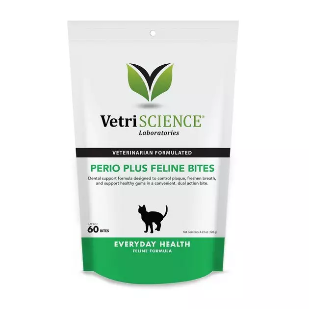 Мәчеләр өчен иң яхшы 10 стоматологик дәвалау: VetriScience Perio Plus Көндәлек Сәламәтлек Тешләре