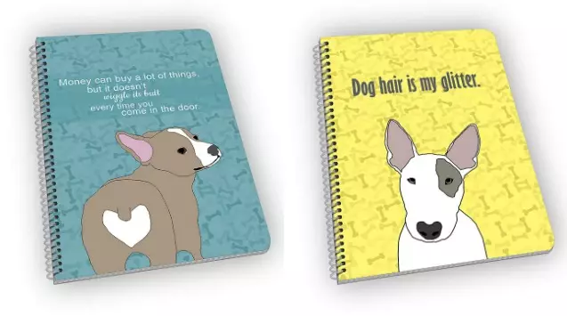 El amor es un corgi moviendo su trasero. Los cuadernos son geniales para la escuela.