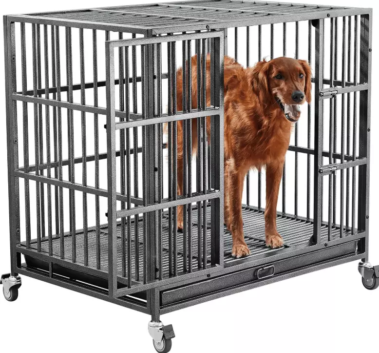 Top 10 Peti Anjing Terbaik: Frisco Ultimate Heavy Duty Steel Metal Dog Crate