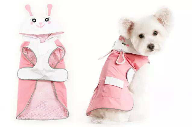 13 Awọn nkan pataki aja ti o ni atilẹyin Ọjọ ajinde Kristi: Bunny raincoat