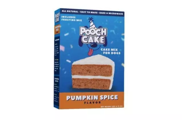 Pooch Cake's Pumpkin Spice Cake är en läcker pumpakrydda husdjursprodukt