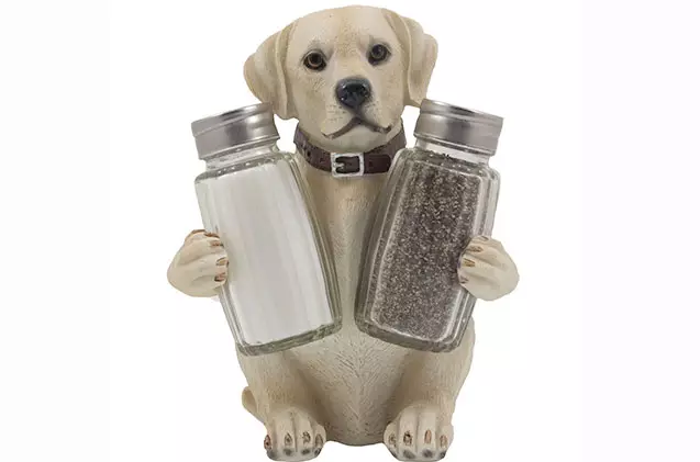 Mga Regalo para sa Labrador Retriever Lovers: Salt and Pepper Shakers