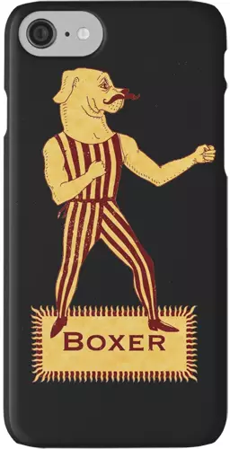 Rigali Knockout għal Boxer Buffs: Boxer iPhone Case