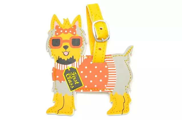 Dorky Yorkie nga mga Gasa: Yorkie Luggage Tag