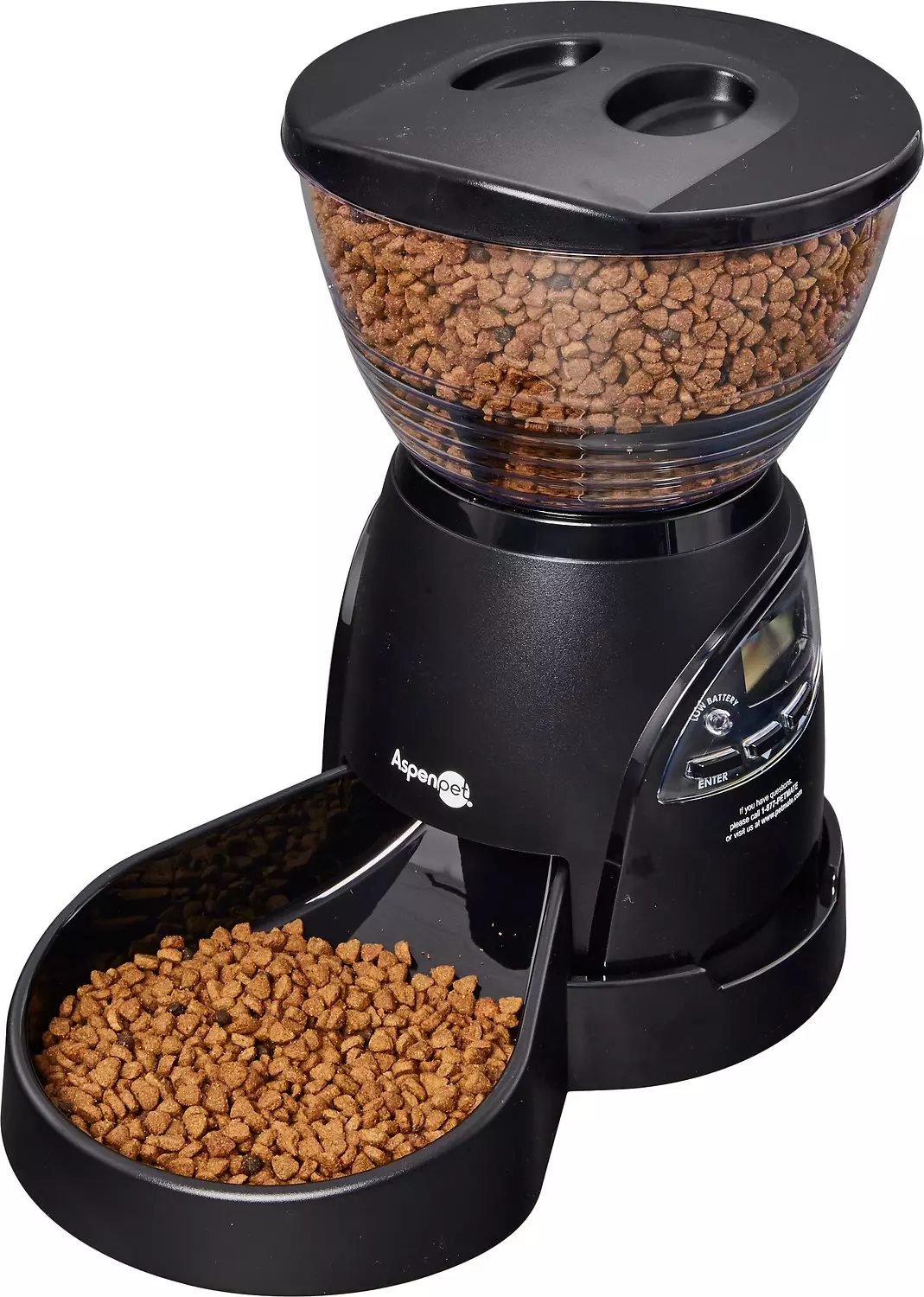 Top 10 Best Automatic Feeders para sa mga Iro: Aspen Pet LeBistro Portion Control Programmable Pet Feeder