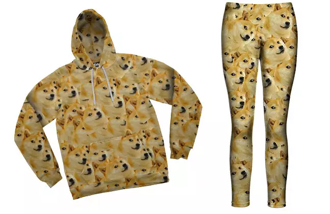 Baie pret Doge Knick-Knacks: Doge Tights & Hoodie