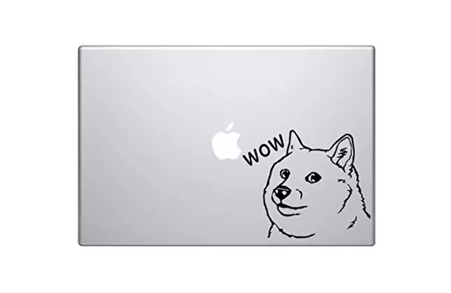 Molt divertit Doge Knick-Knacks: Adhesiu de Macbook