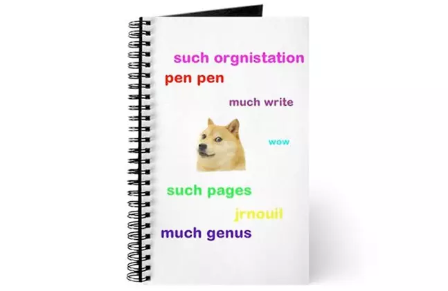 ມ່ວນຫຼາຍ Doge Knick-Knacks: Doge Notebook