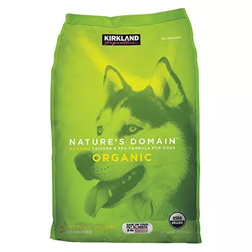 Il miglior cibo per cani biologico: Kirkland Signature Nature's Domain