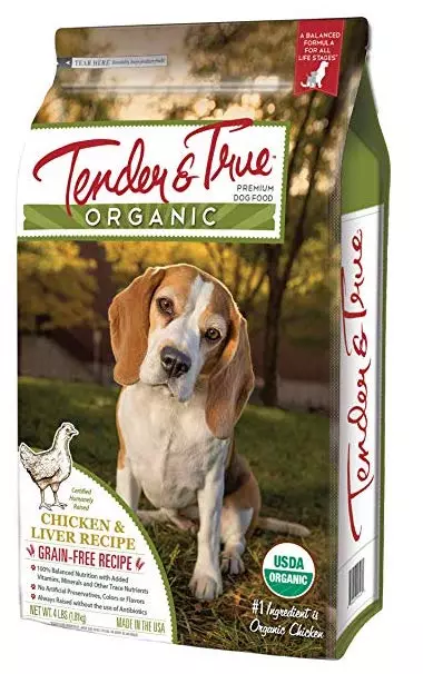 Meilleure nourriture biologique pour chiens : Tendre et vraie