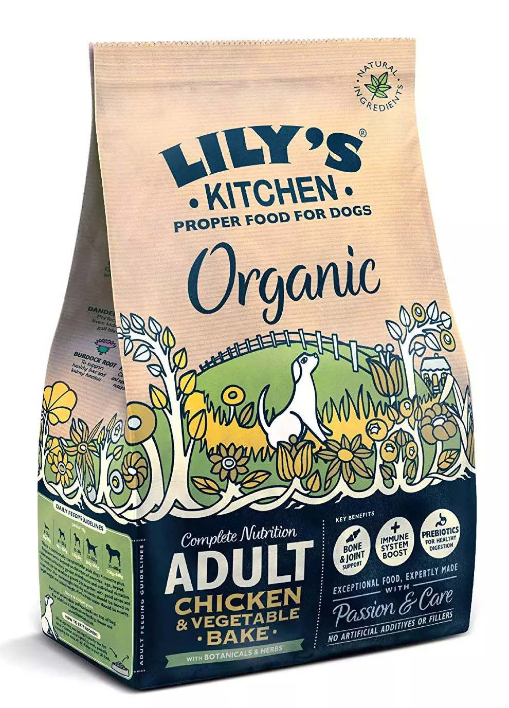 Il miglior cibo per cani biologico: Lily's Kitchen corretta