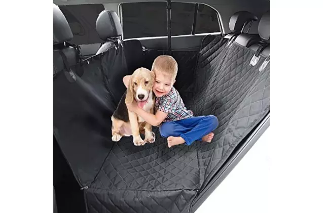 Iyi pet hammock inochengetedza mhuka dzinovaraidza dzako kubackseat!