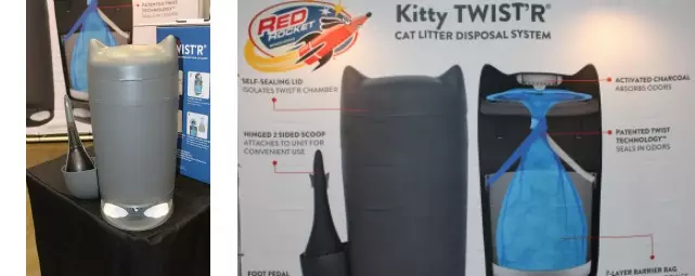 Kitty Twist'r bi rengek super xweş ji bêhna heywanan xilas dibe.